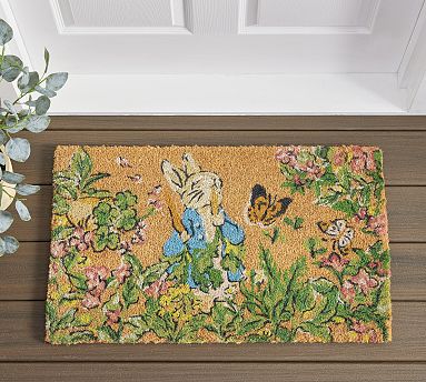 Peter Rabbit™ Spring Doormat | Pottery Barn