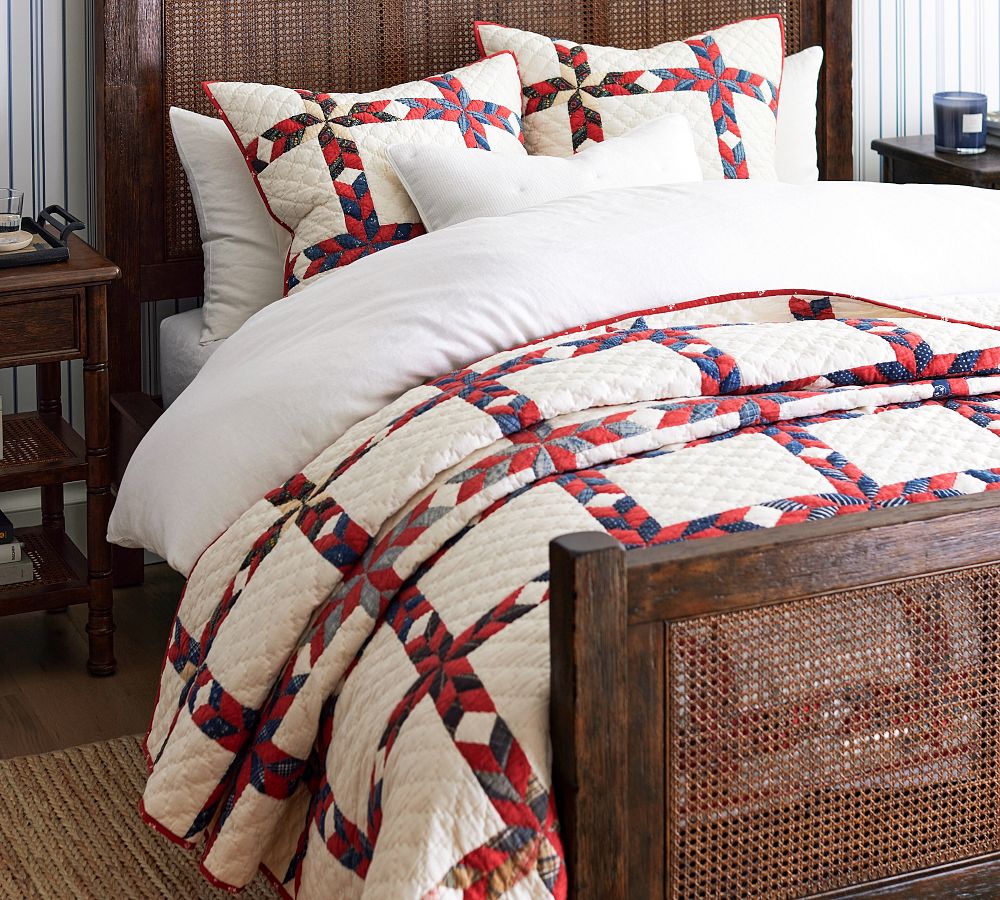 Larkin Handcrafted Quilt | Pottery Barn