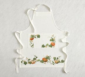 Rustic Pumpkin Apron | Pottery Barn