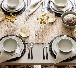 Farmstead Stoneware 16-Piece Dinnerware Set | Pottery Barn