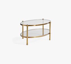 Everson Oval Coffee Table (59") | Pottery Barn