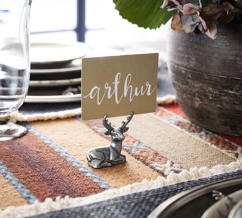 Stag Place Card Holders - Set of 4 | Pottery Barn