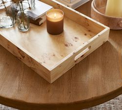 Burlwood Tray | Pottery Barn