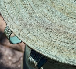 Frog Drum Outdoor Side Table | Pottery Barn