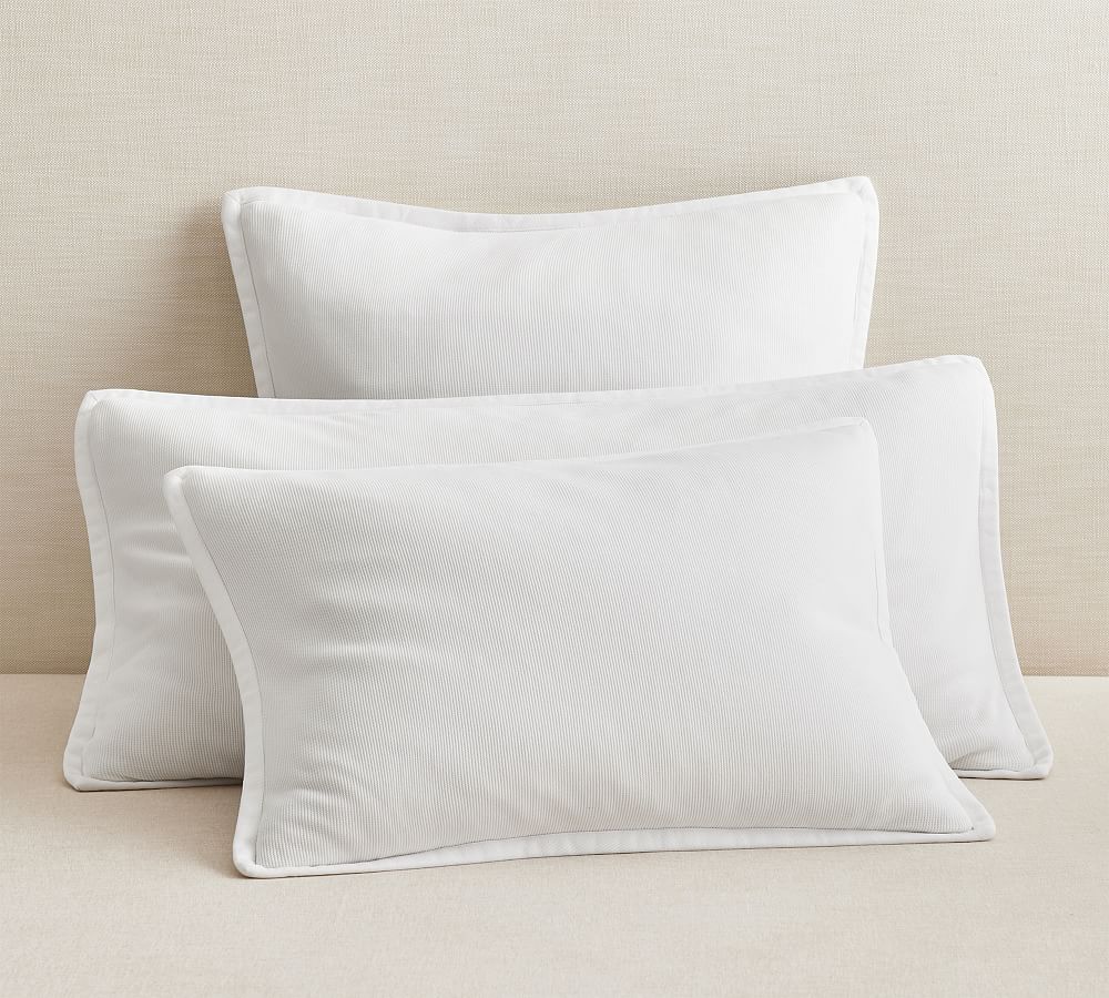 Mini Waffle Thermal Knit Cotton Sham | Pottery Barn