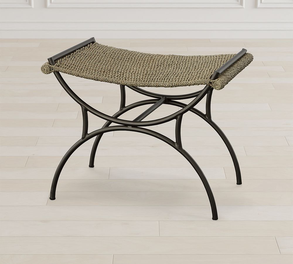 Lorac Woven Bench | Pottery Barn