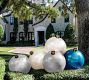 Frosty White, Blue, & Silver Decorative Holiballs | Pottery Barn