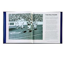 Sports Illustrated The Story Of Football Leather Bound-Book | Pottery Barn