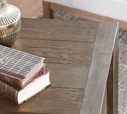 Travis Reclaimed Wood End Table (24") | Pottery Barn