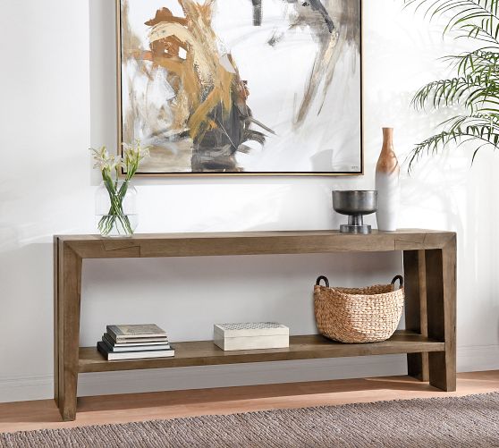 Travis Reclaimed Wood Console Table (76") | Pottery Barn
