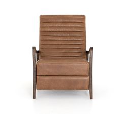 Daphne Leather Recliner | Pottery Barn
