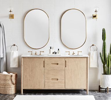 Manzanita 60" Double Sink Vanity | Pottery Barn
