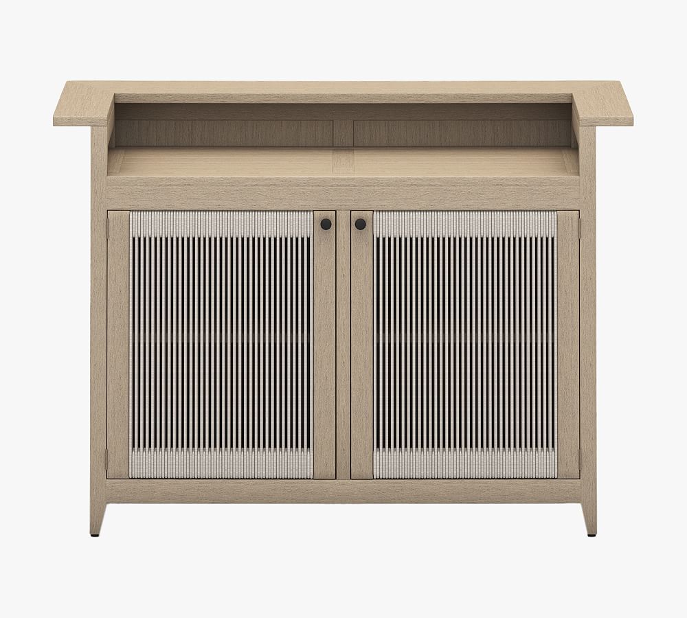 Punta Mita 59" Teak Bar Cabinet | Pottery Barn