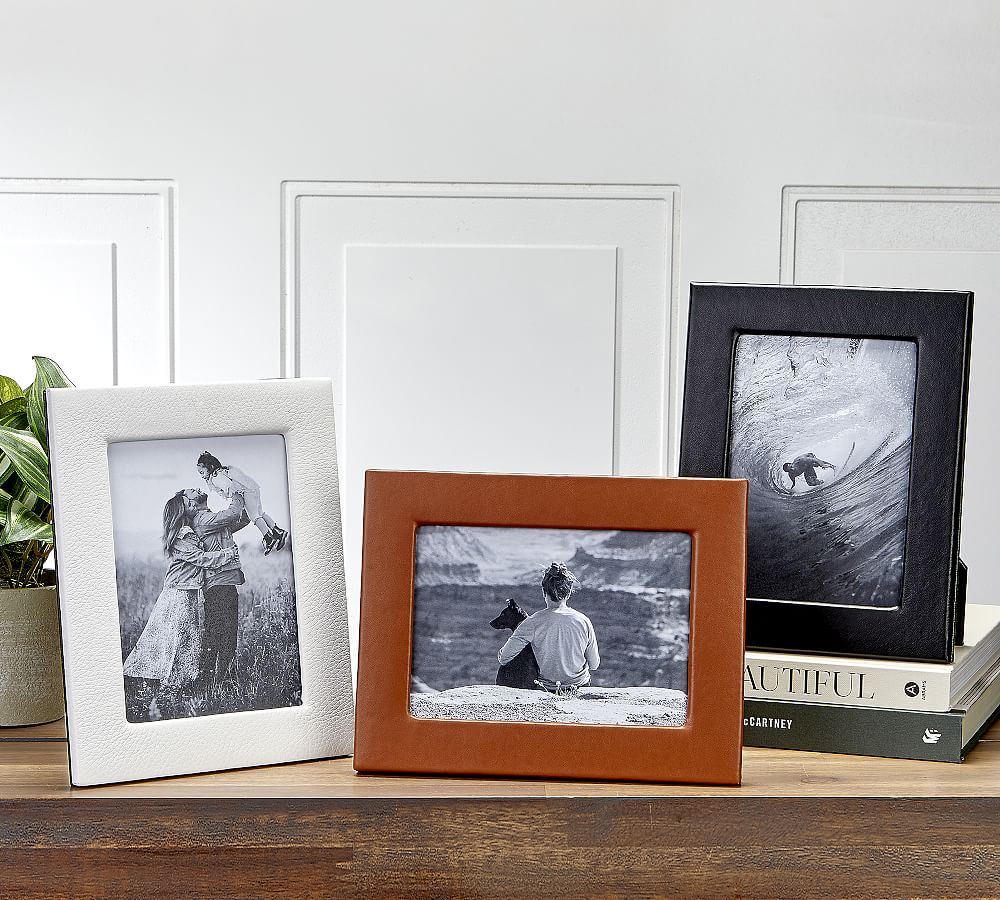Handcrafted Leather Picture Frames | Pottery Barn