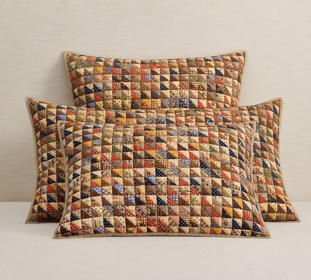 Owen Reversible Quilted Shams | Pottery Barn