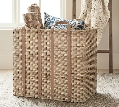Austin Handwoven Oversized Basket | Pottery Barn