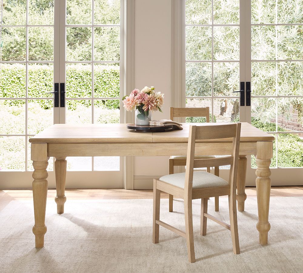 Aveline Extending Dining Table (66"-84") | Pottery Barn