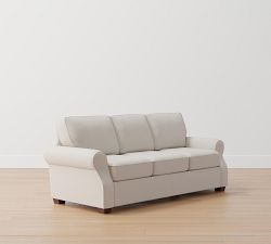 Soma Fremont Roll Arm Fabric Sofa Pottery Barn