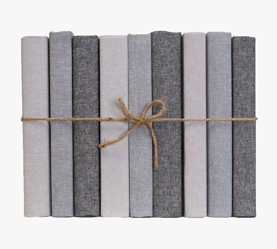 Linen Wrapped ColorPak Books | Pottery Barn