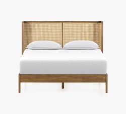 Lisbon Cane Platform Bed | Pottery Barn