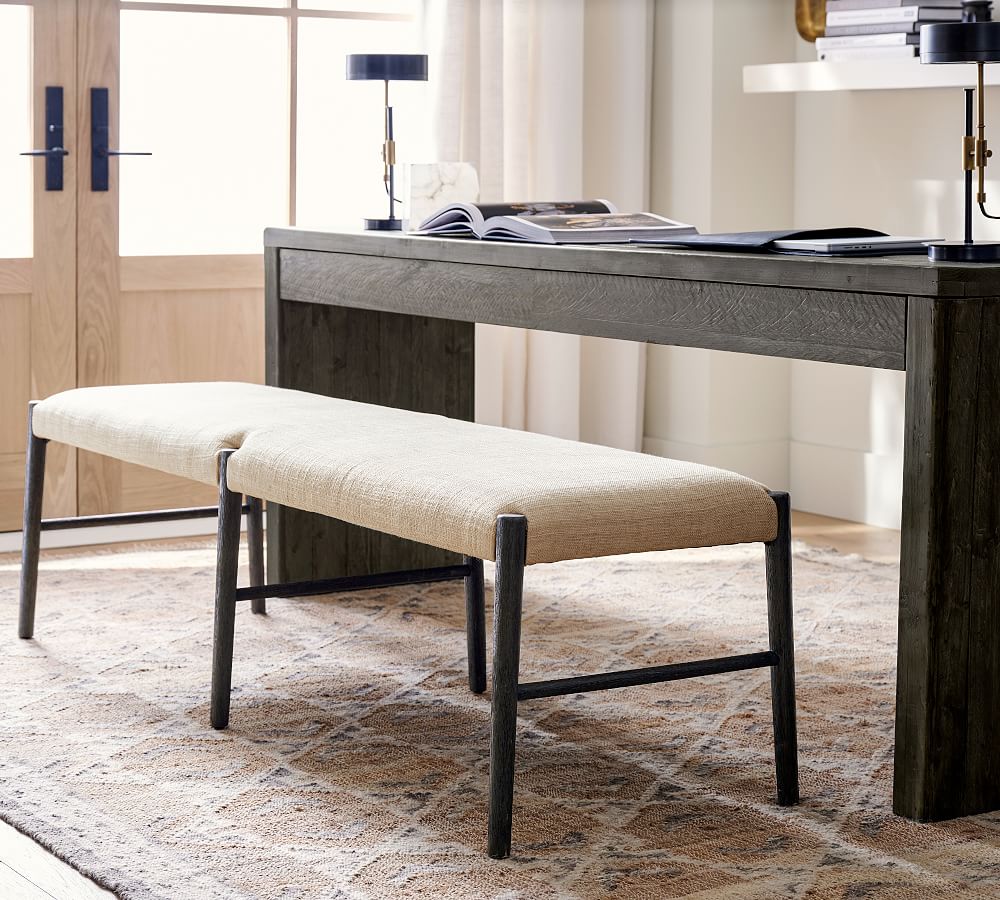 Quincy Upholstered Bench | Pottery Barn
