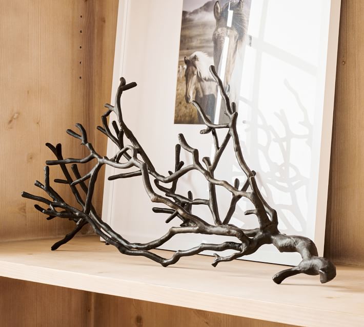 Handcrafted Cast Bronze Branch | Pottery Barn