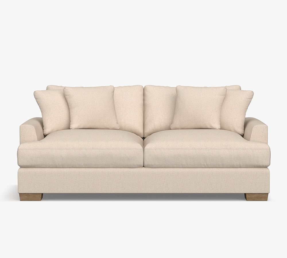 Sullivan Deep Fin Arm Fabric Sofa | Pottery Barn