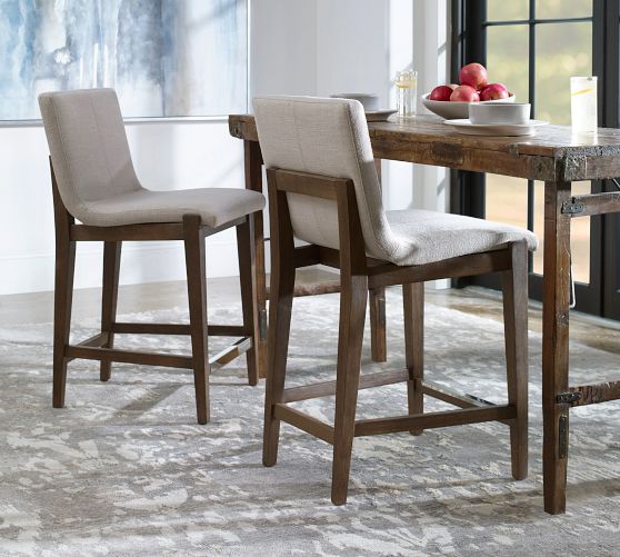 Sophia Upholstered Counter Stool | Pottery Barn
