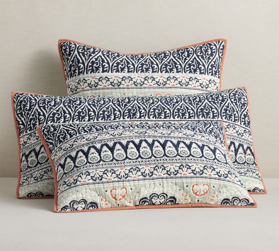 Open Box: Pia Cotton Quilted Sham | Pottery Barn