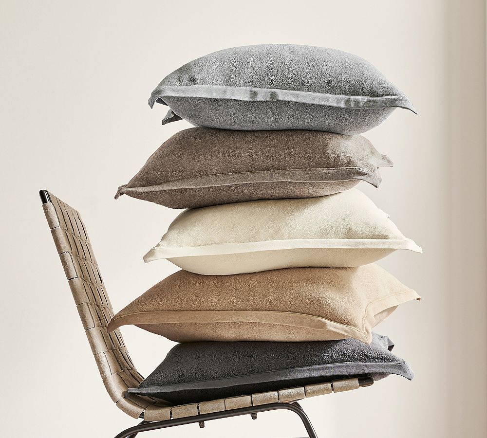 Cozy Fleece Pillow | Pottery Barn