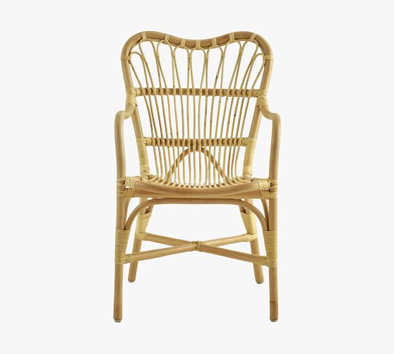 Margret Rattan Dining Chair | Pottery Barn