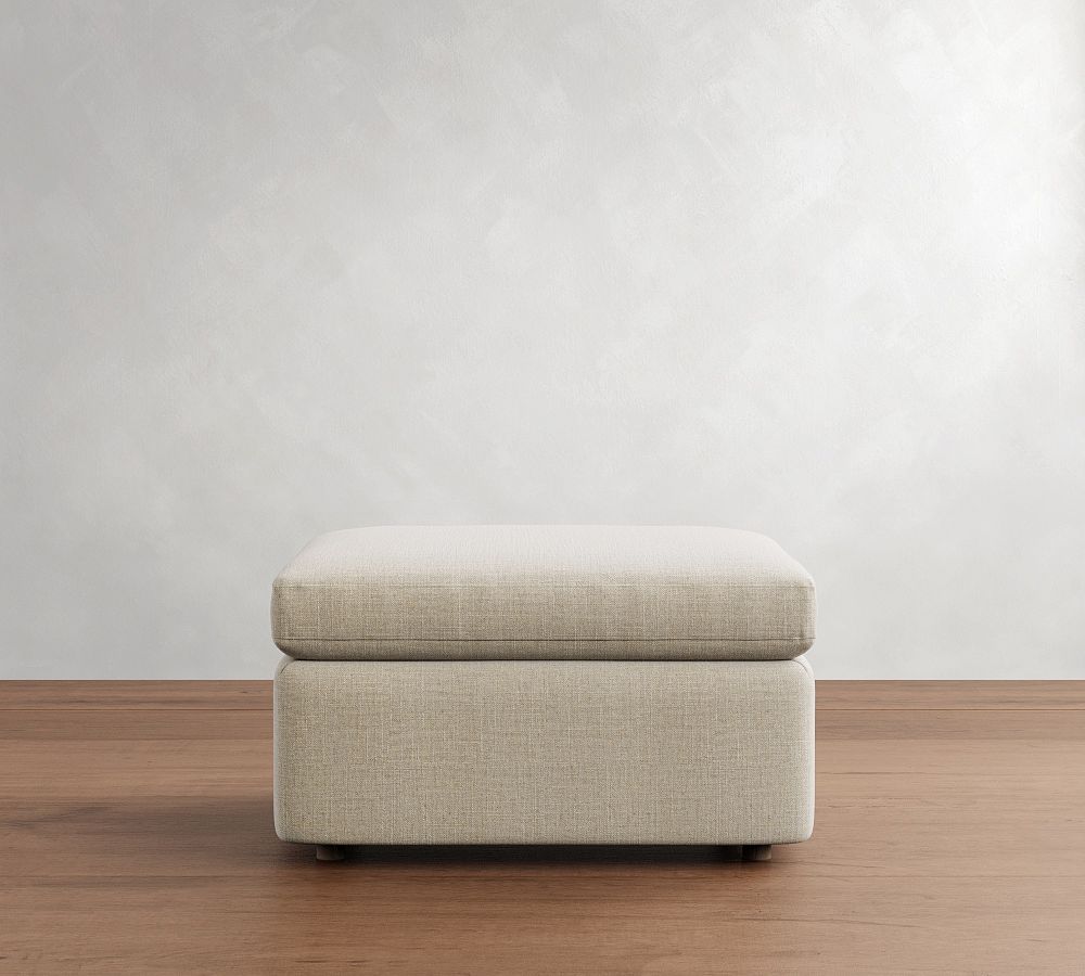 Dream Slim Arm Ottoman | Pottery Barn