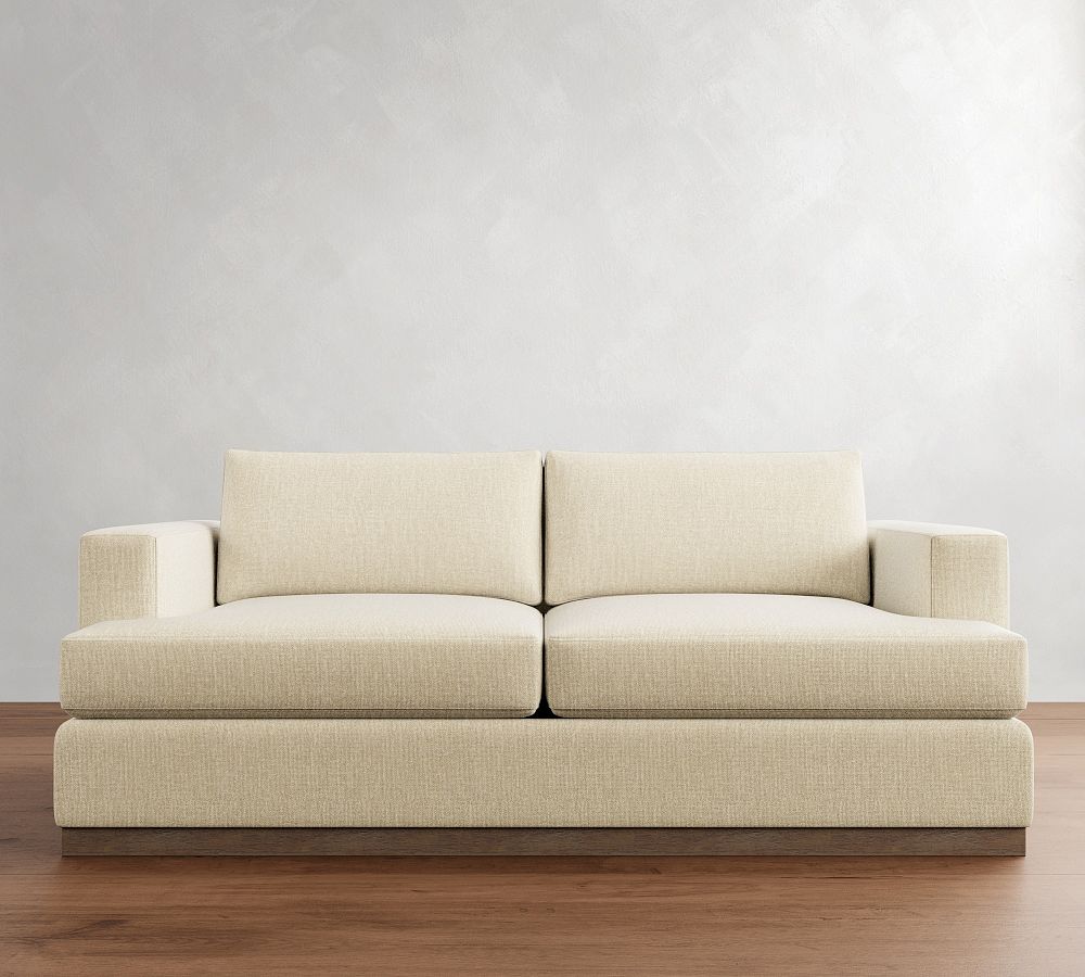 Carmel Recessed Arm Wood Base Sleeper Sofa (83") | Pottery Barn