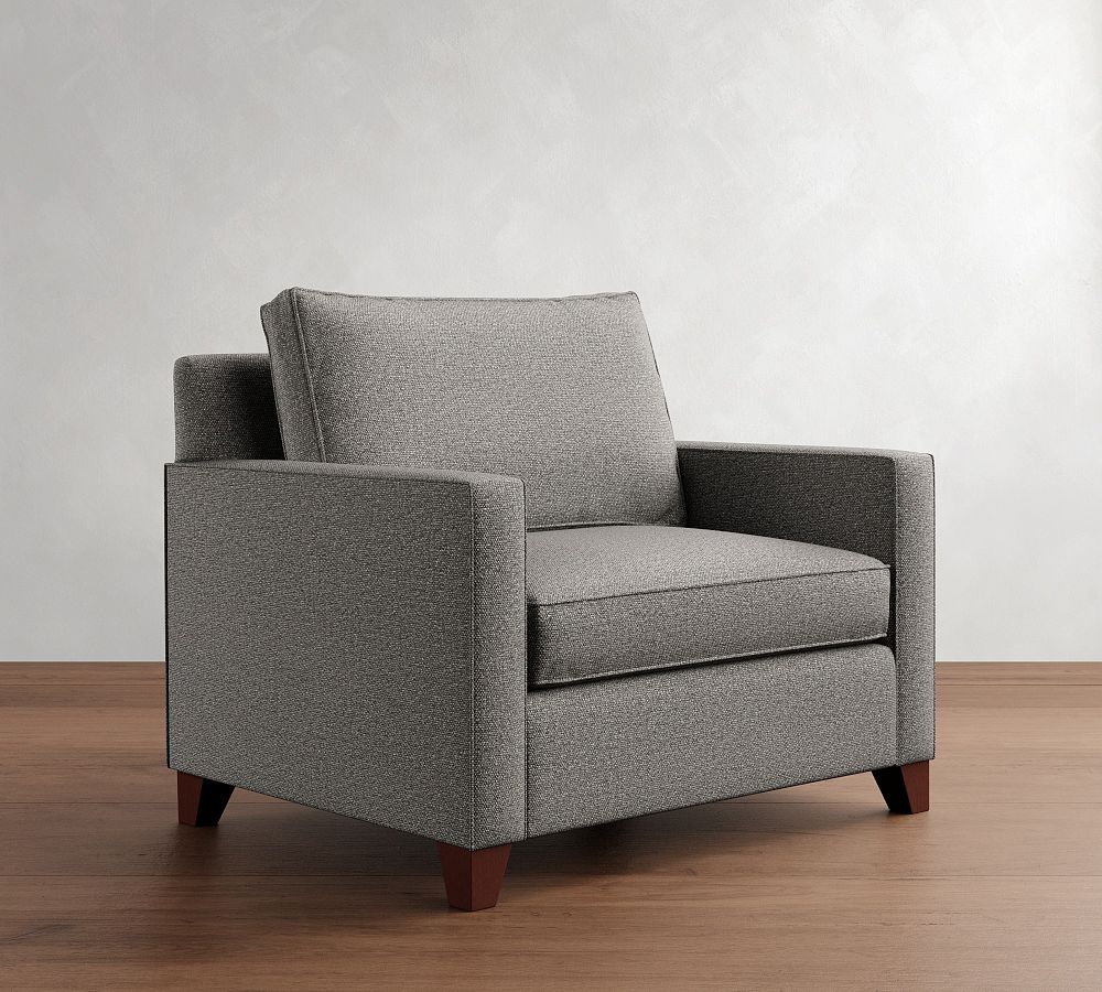 Cameron Square Arm Chair and a Half | Pottery Barn