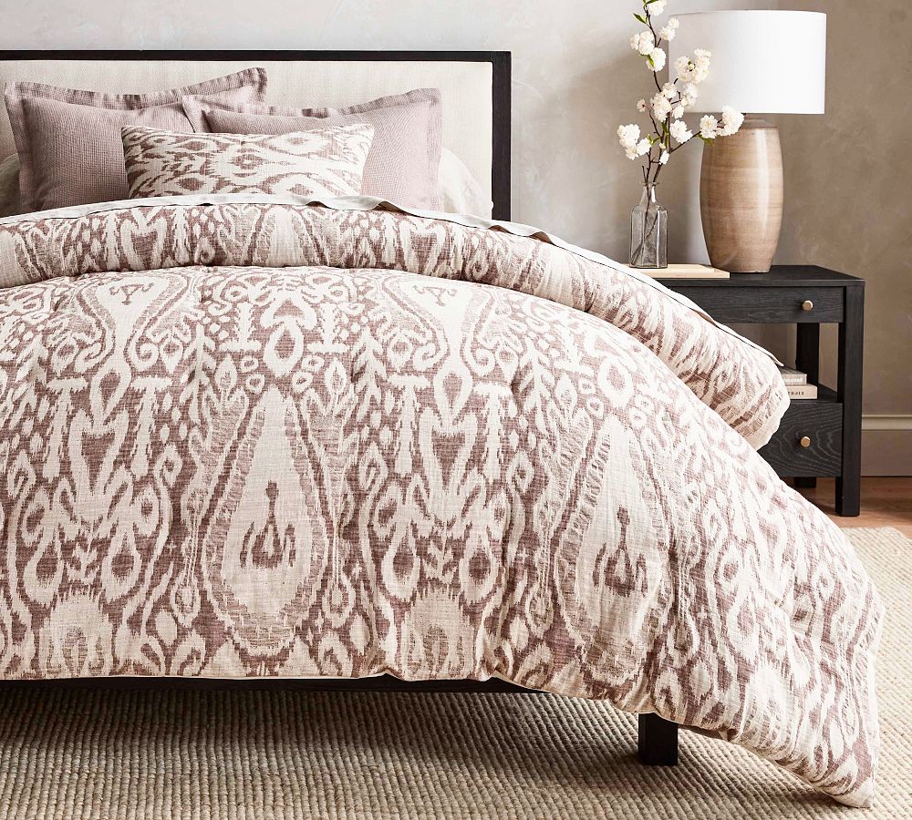 Ikat Jacquard Comforter | Pottery Barn