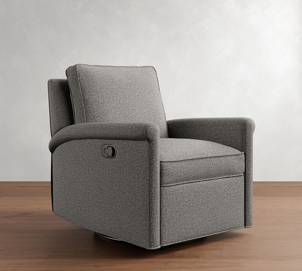 Tyler Roll Arm Swivel Recliner | Pottery Barn