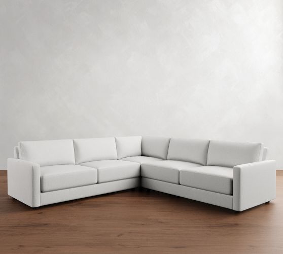 Cove 3-Piece L-Shaped Sectional (107") | Pottery Barn