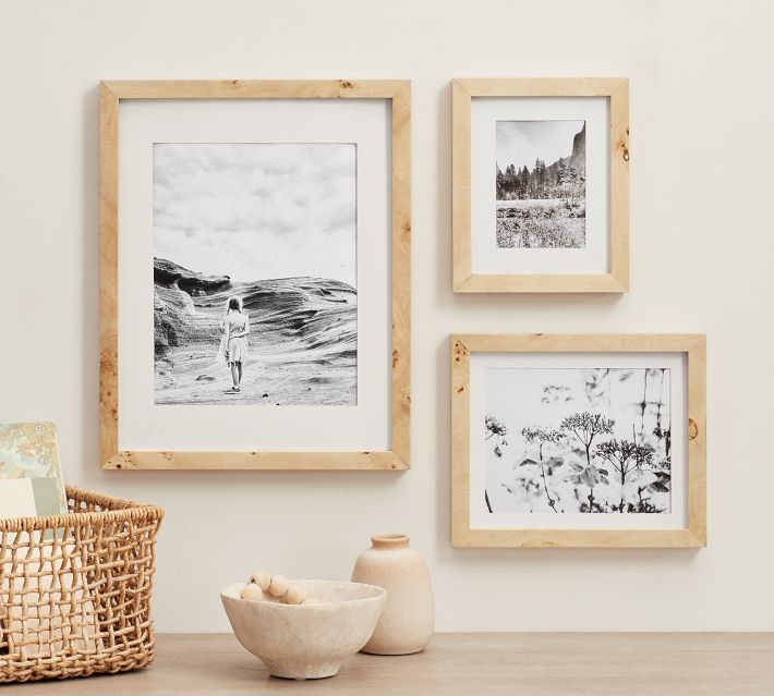 3-Piece Burlwood Gallery Frame Set | Pottery Barn