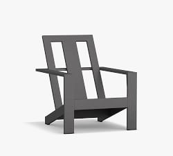 Indio Metal Adirondack Outdoor Lounge Chair | Pottery Barn