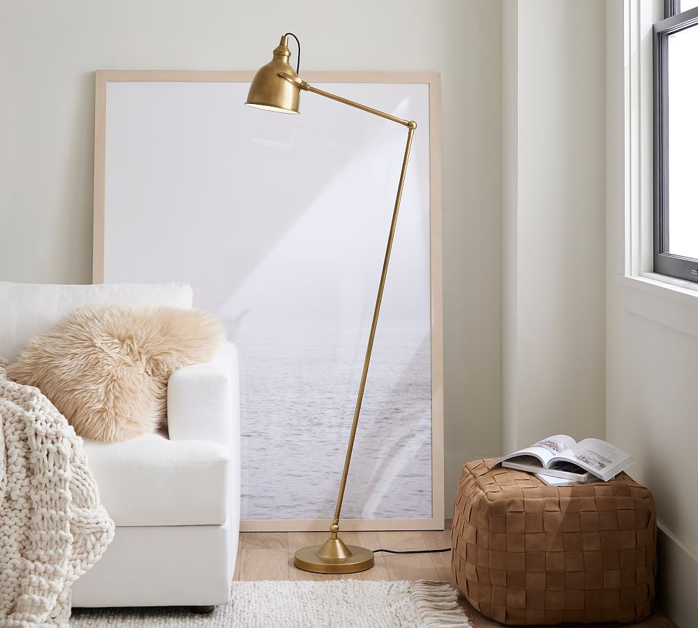 Kimble Metal Task Floor Lamp | Pottery Barn