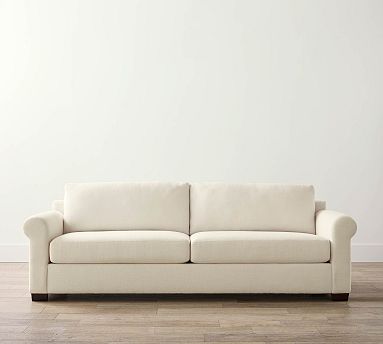 Shasta Roll Arm Sofa (72"–99") | Pottery Barn