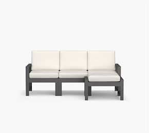 Indio Metal 4-Piece Outdoor Sectional (72") | Pottery Barn