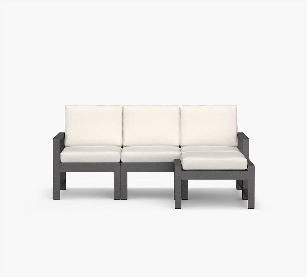 Indio Metal 4-Piece Outdoor Sectional (72") | Pottery Barn