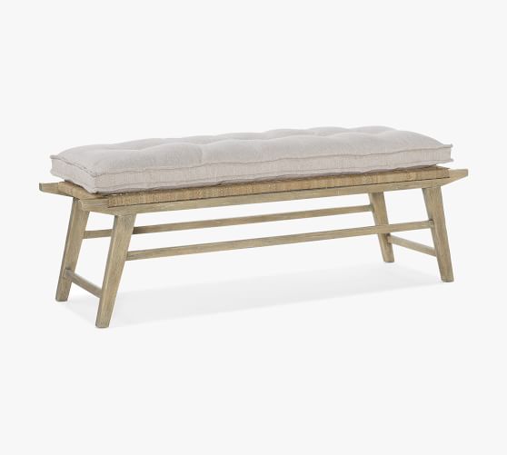 Anders Upholstered King Bench (64.5") | Pottery Barn