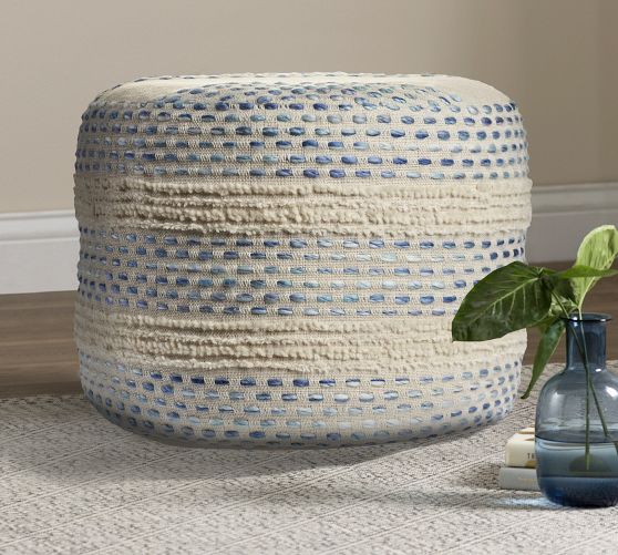 Poufs, Pouf Ottomans & Floor Pillows | Pottery Barn
