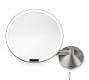Simplehuman® 8" Wall Mount Makeup Mirror | Pottery Barn
