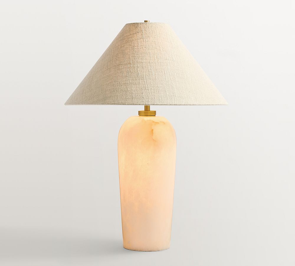 Carter Alabaster Table Lamp (30'') | Pottery Barn