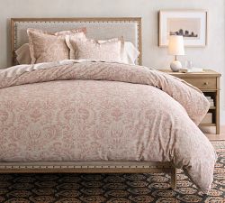 Stella Damask Printed Duvet Cover | Pottery Barn