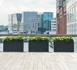 Lightweight Handcrafted Fiber Stone Window Box Indoor/Outdoor Planter ...