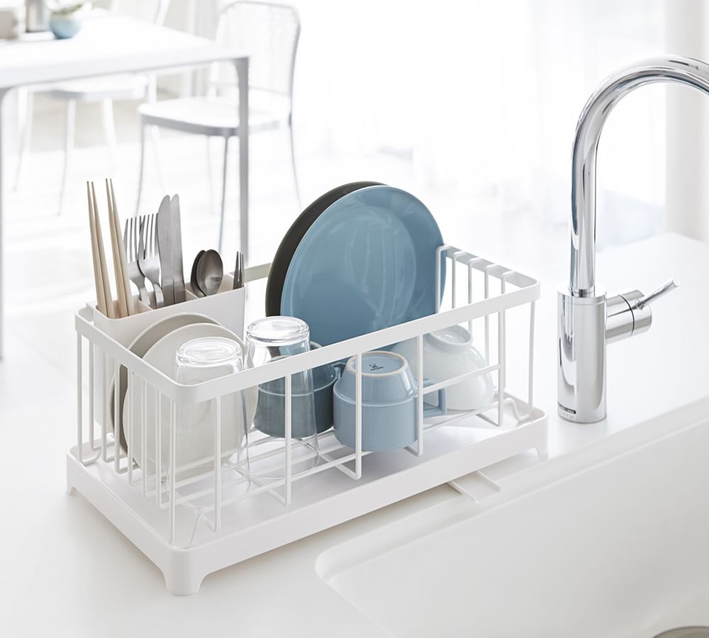 Yamazaki Tosca Wire Dish Drying Rack | Pottery Barn